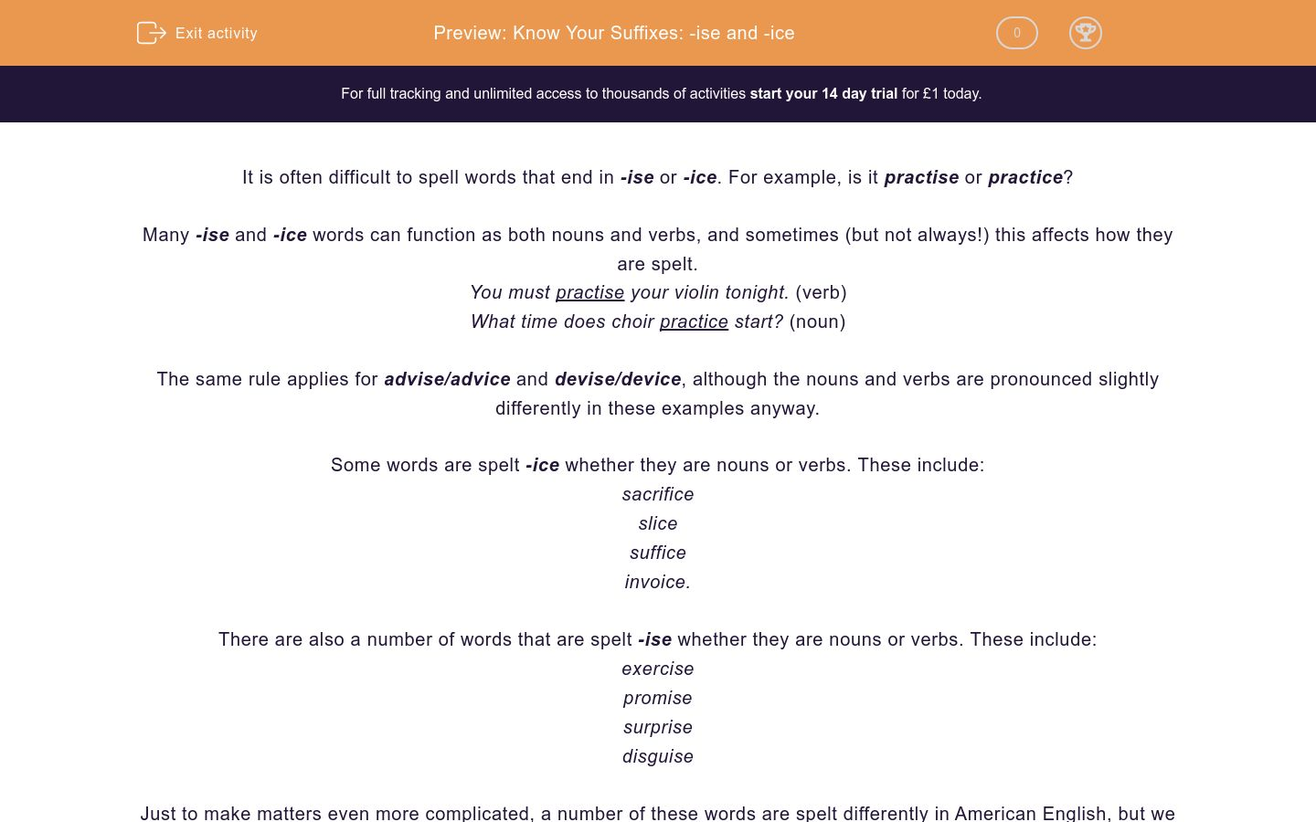 Know Your Suffixes ise And ice Worksheet EdPlace Know Your Suffixes ise And ice Worksheet EdPlace