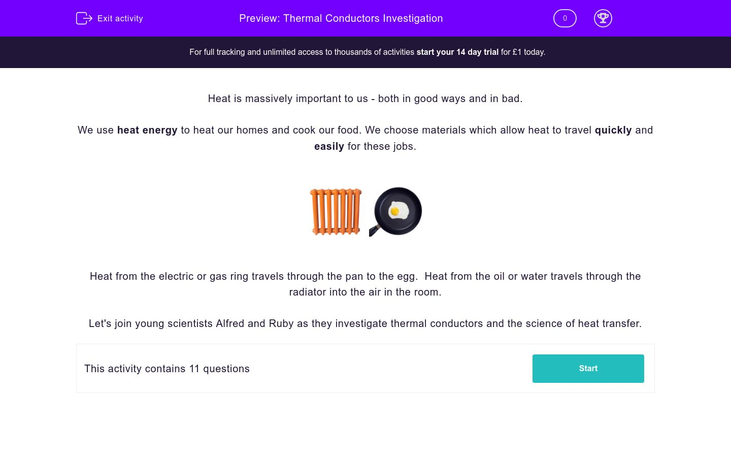 Thermal Conductors Investigation Worksheet - EdPlace