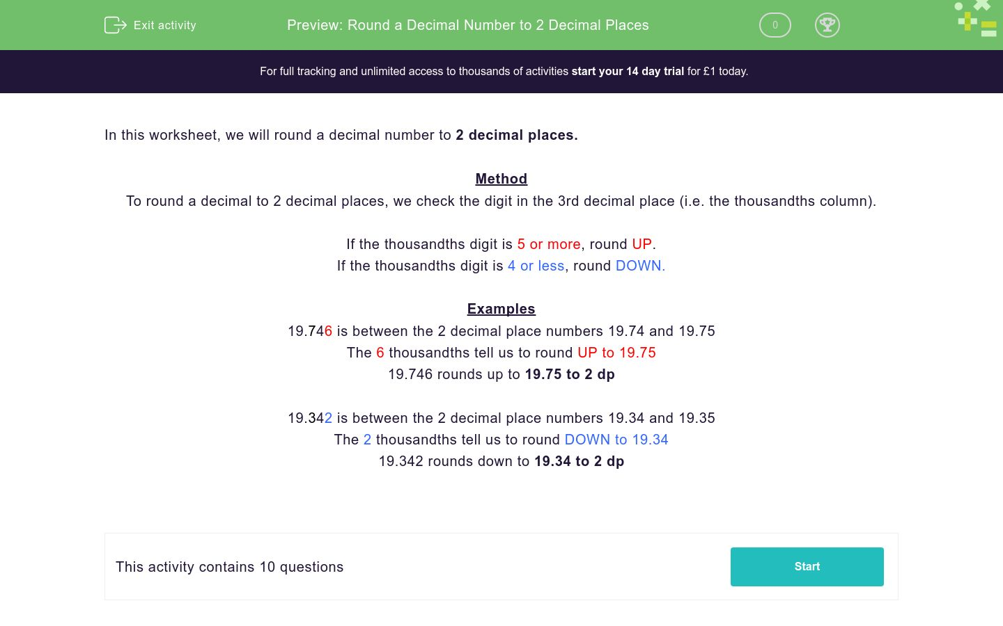 Round A Decimal Number To 2 Decimal Places Worksheet EdPlace round-a-decimal-number-to-2-decimal-places-worksheet-edplace