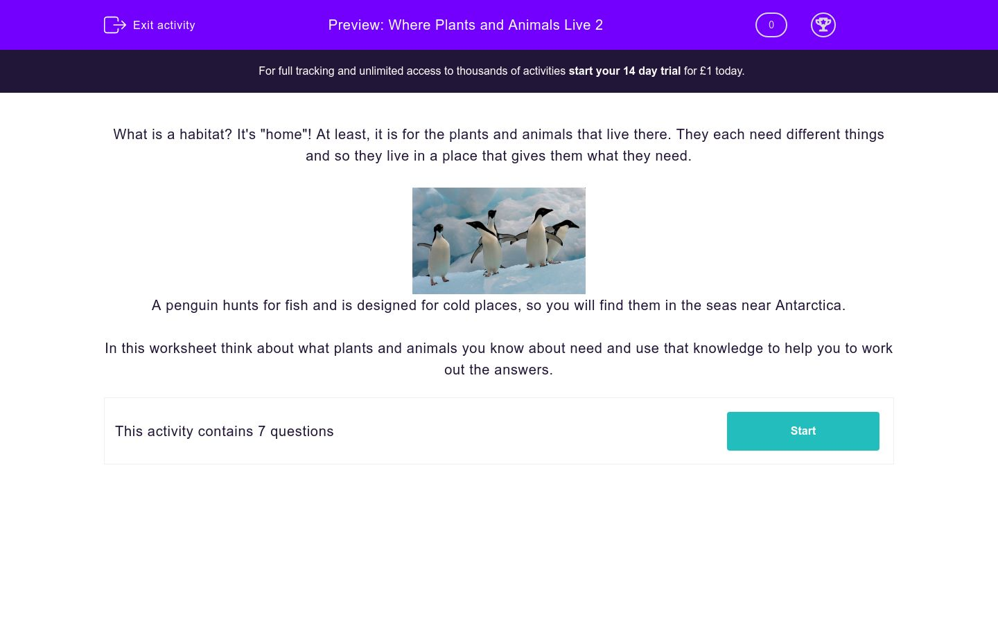 Where Plants and Animals Live 2 Worksheet - EdPlace