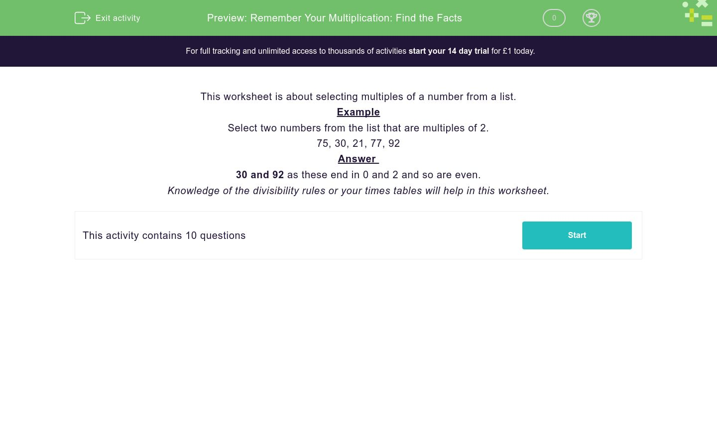 Create Your Own Multiplication Facts Worksheets