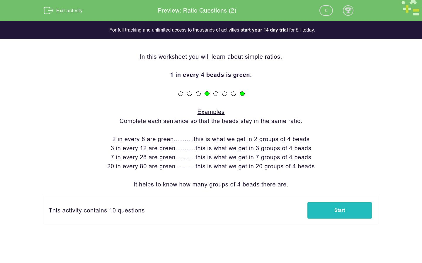 Ratio Questions (2) Worksheet - EdPlace