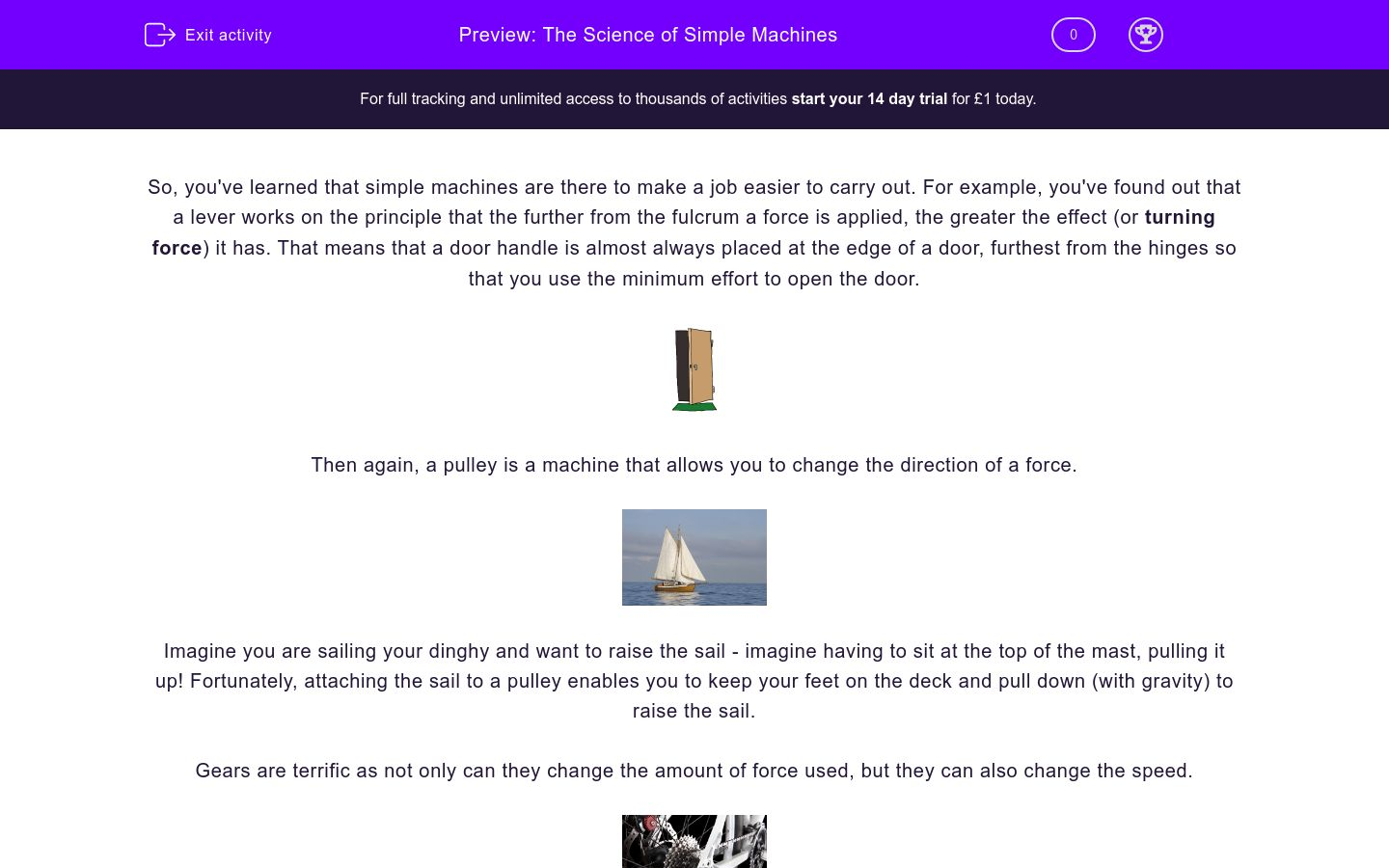 The Science of Simple Machines Worksheet - EdPlace