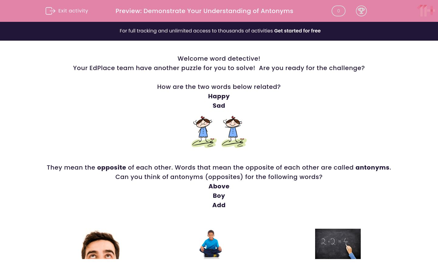 Demonstrate Your Understanding of Antonyms Worksheet - EdPlace