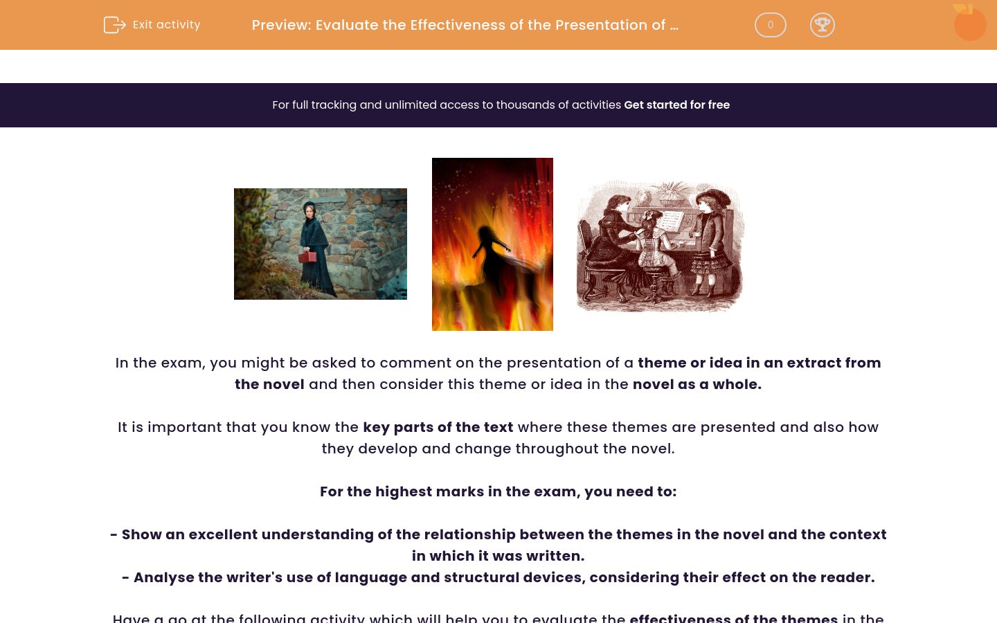 Evaluate the Effectiveness of the Presentation of Themes in 'Jane Eyre ...