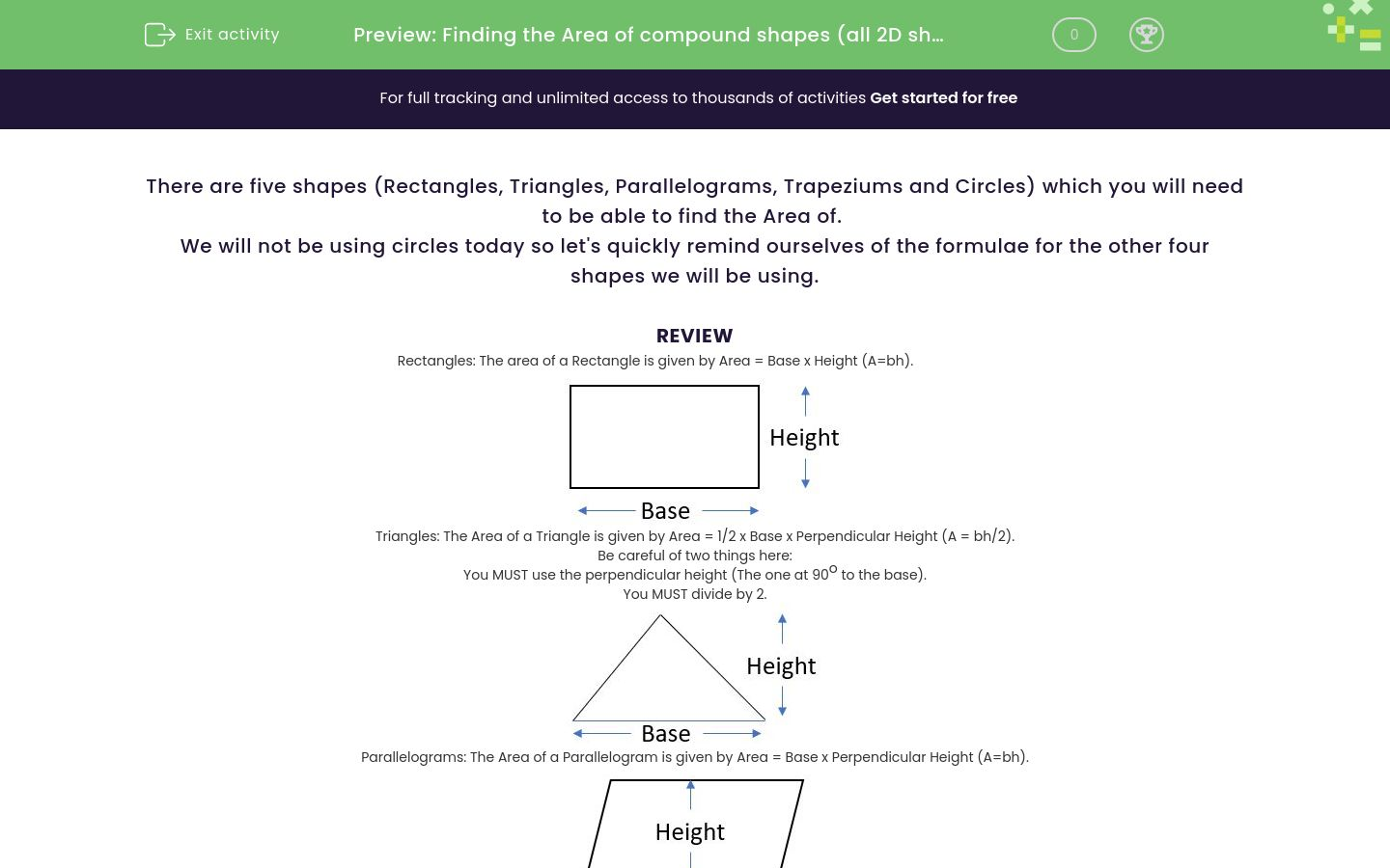 Find the Area of Compound Shapes Worksheet - EdPlace