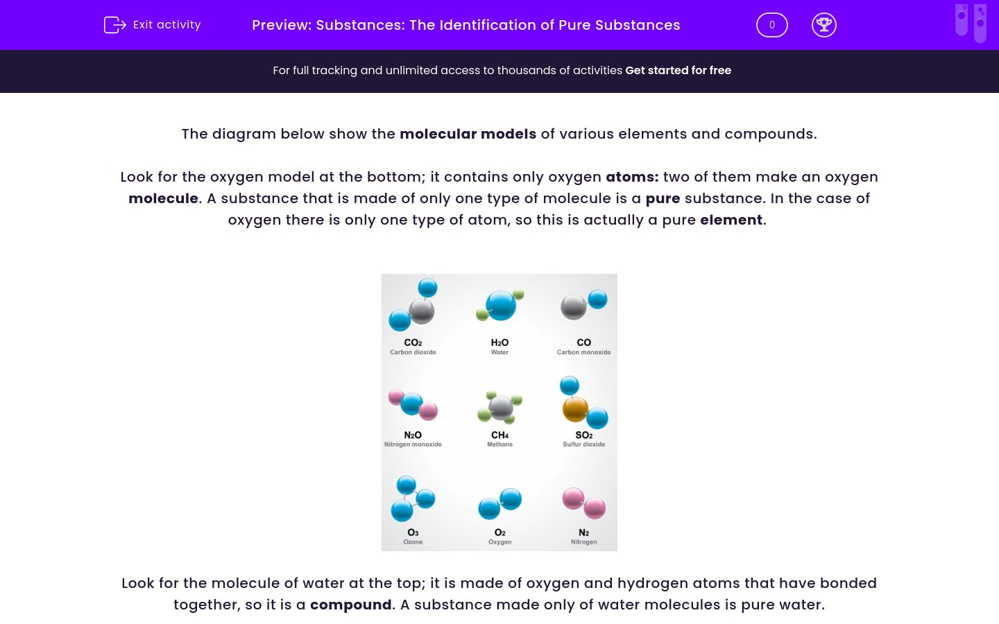 Recognise Pure Substances and Mixtures Worksheet - EdPlace