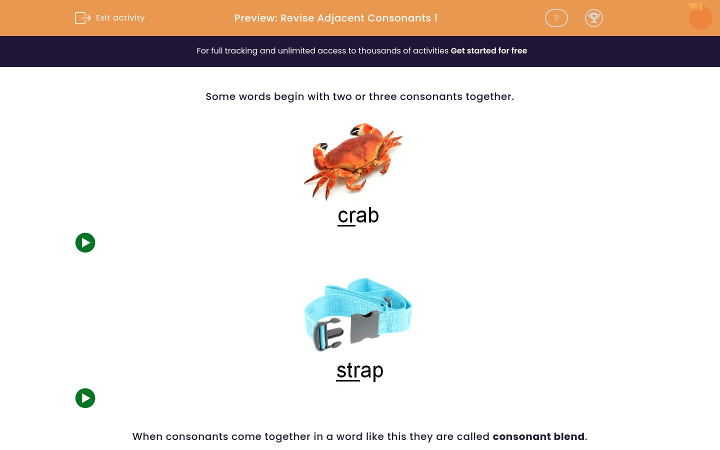 Spot Adjacent Consonants Worksheet - EdPlace