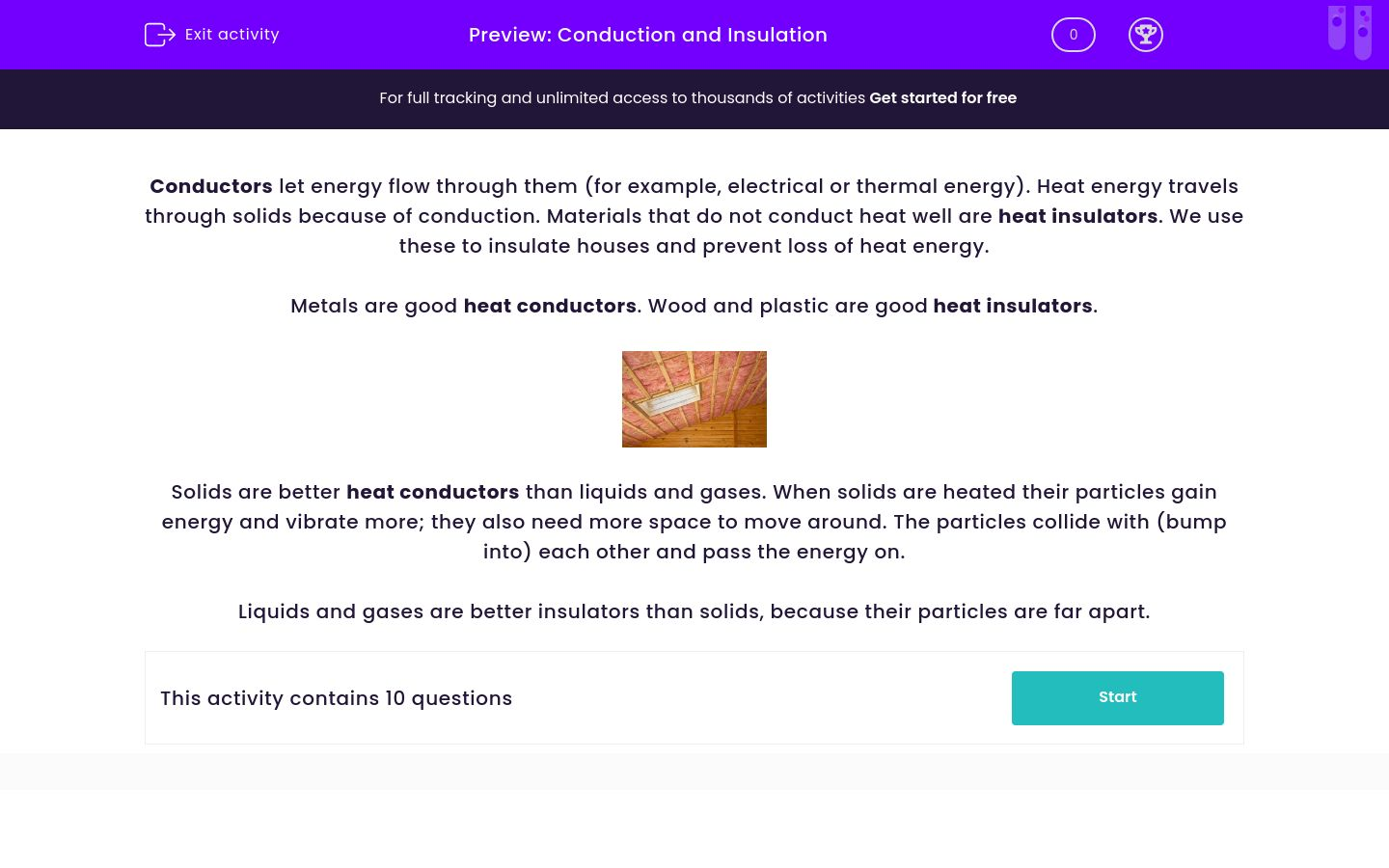 Explain Conduction and Insulation Worksheet - EdPlace