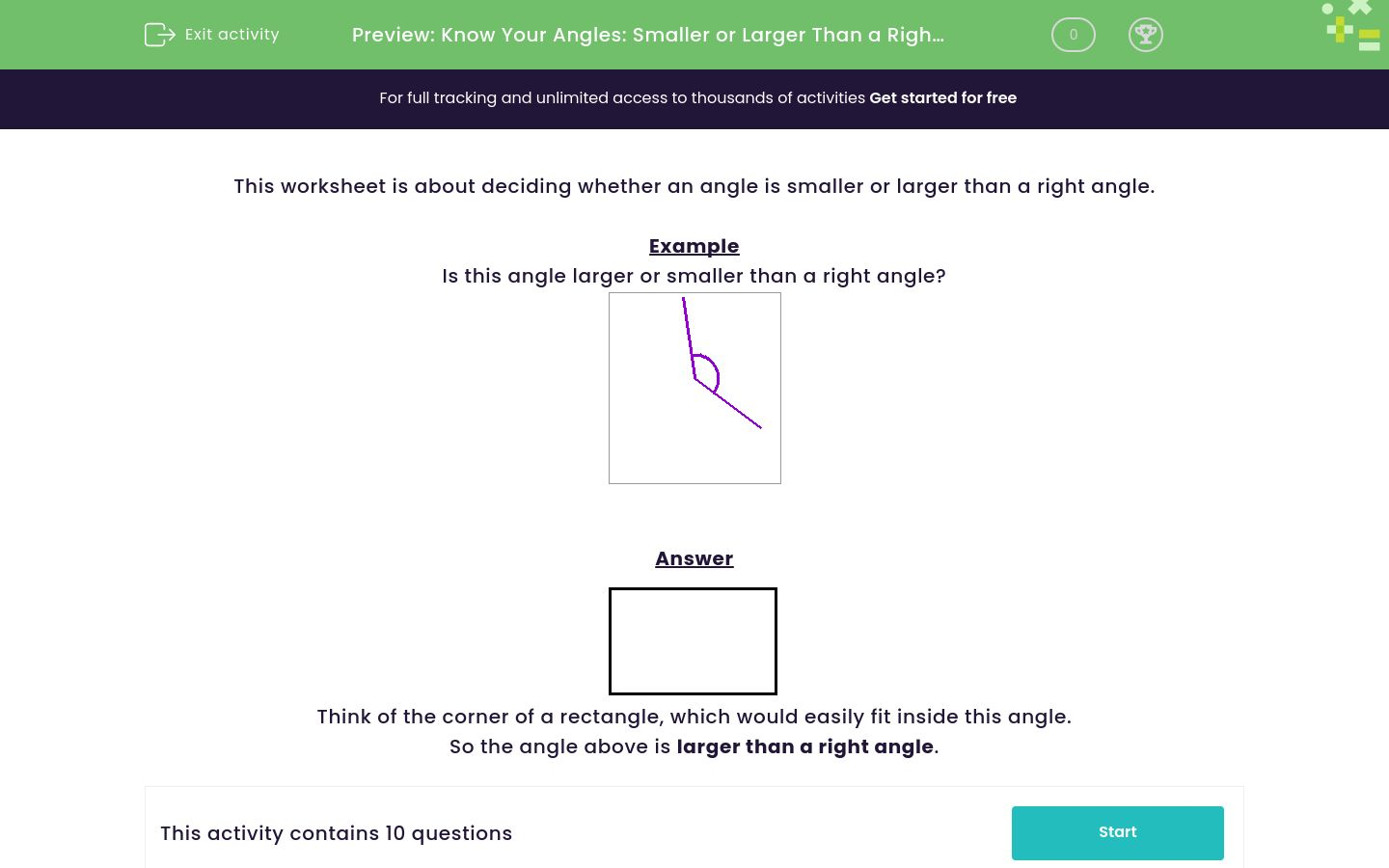 Understand Right Angles Worksheet - EdPlace