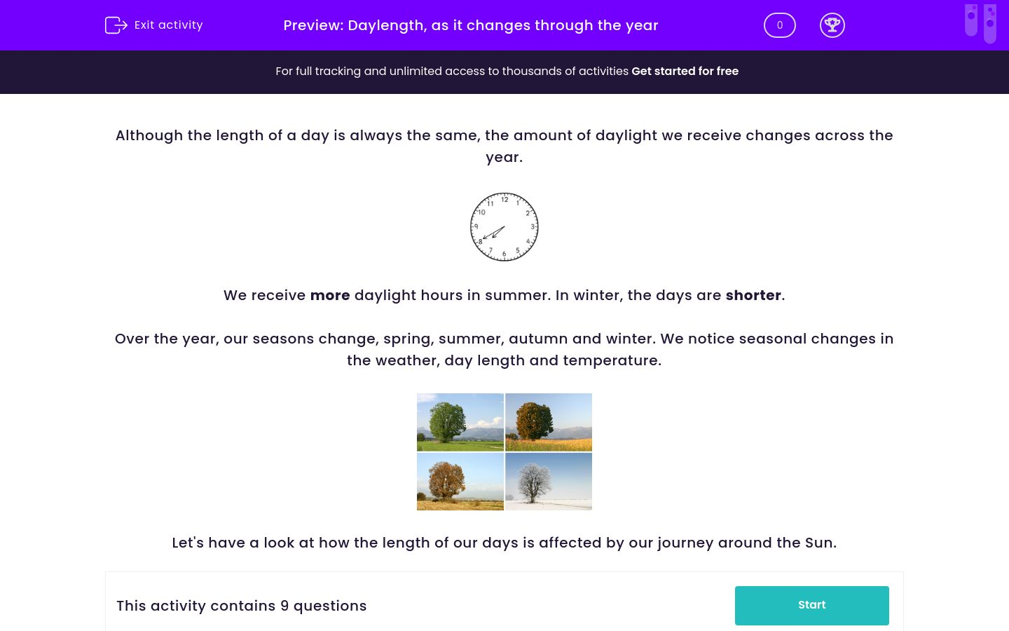Investigate What Causes Our Seasons Worksheet - EdPlace