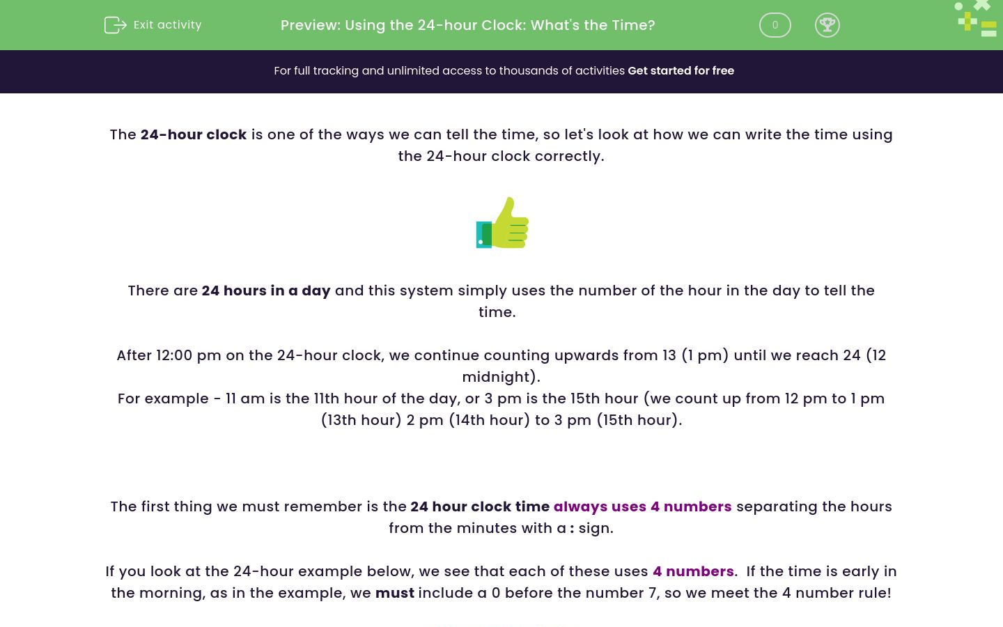 Use the 24-hour Clock to Calculate the Time Worksheet - EdPlace