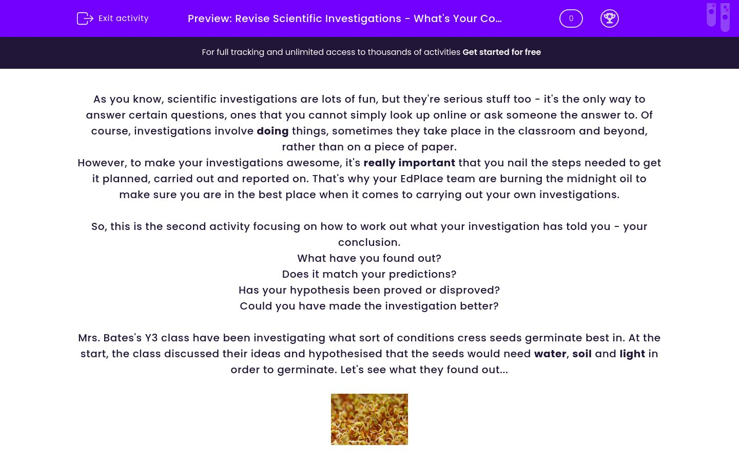 Revise Scientific Investigations - What's Your Conclusion? Worksheet ...