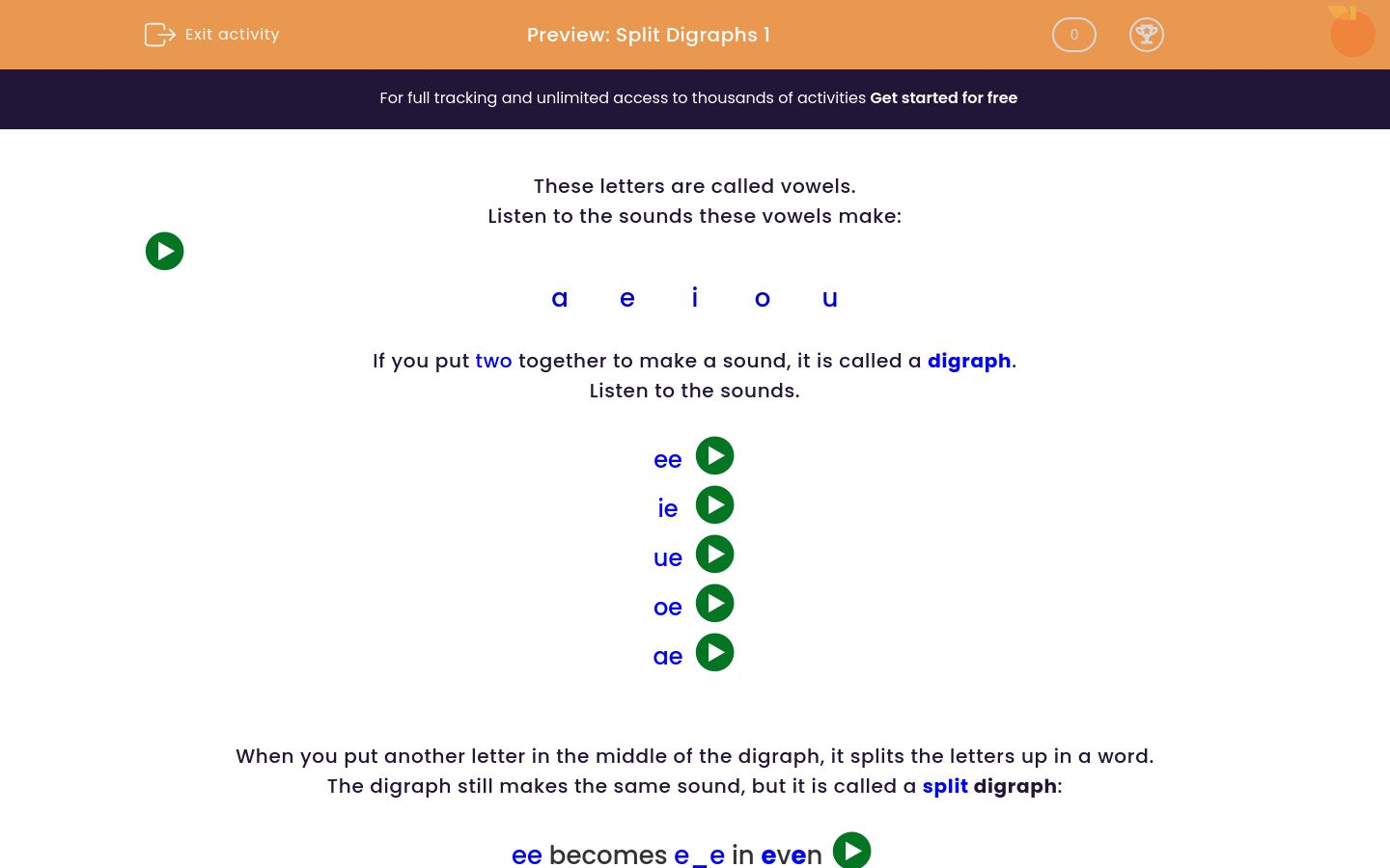 Know Split Digraphs Worksheet - EdPlace