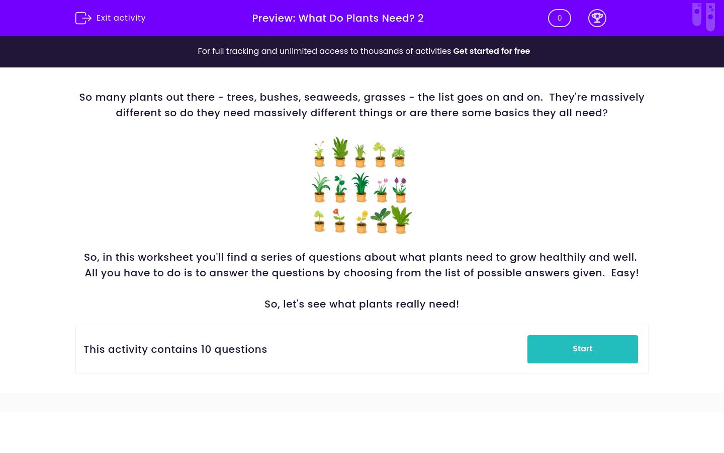 Find Out About What Plants Need Worksheet EdPlace Find Out About What Plants Need Worksheet EdPlace