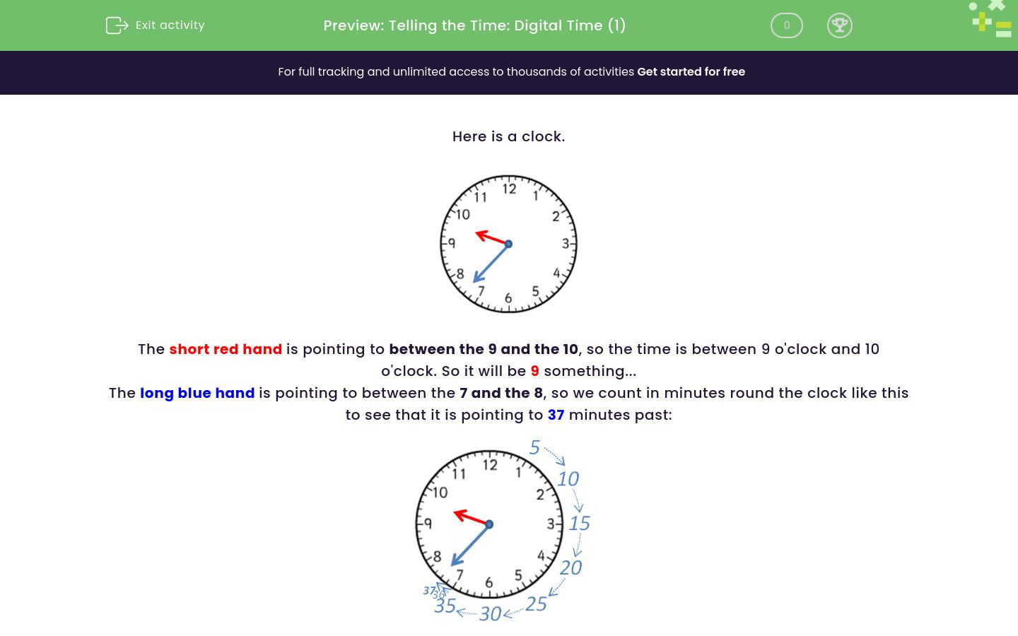 Practise Using Digital and 24-hour Time Worksheet - EdPlace