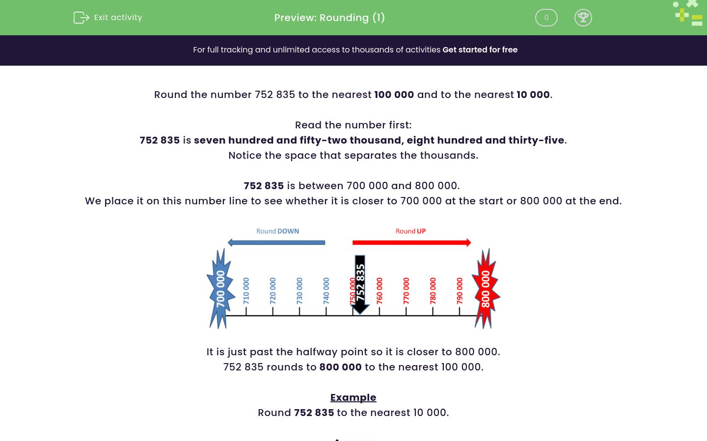 Understand How to Round Numbers to the Nearest Ten Thousand and Hundred ...