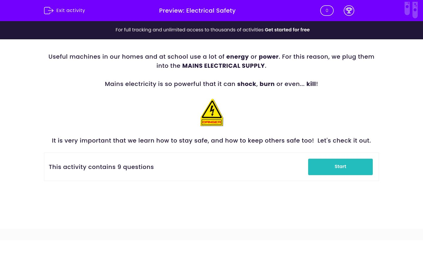 Consider Electrical Safety Worksheet - EdPlace