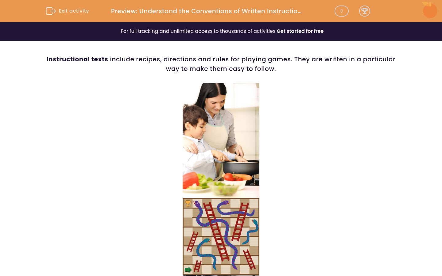 Understand the Conventions of Written Instructions Worksheet - EdPlace
