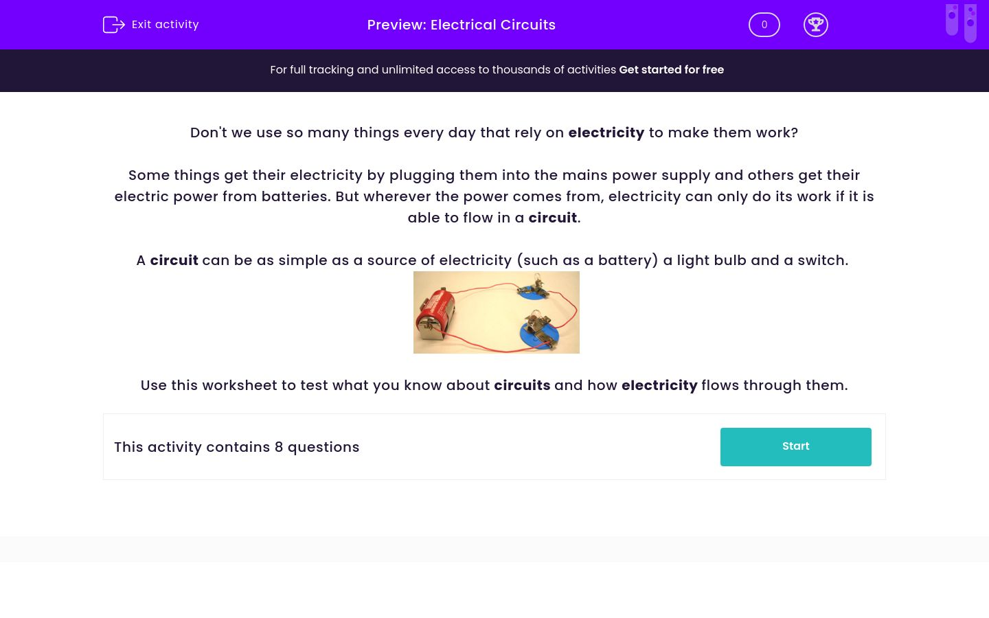 Explore Electrical Circuits Worksheet - EdPlace
