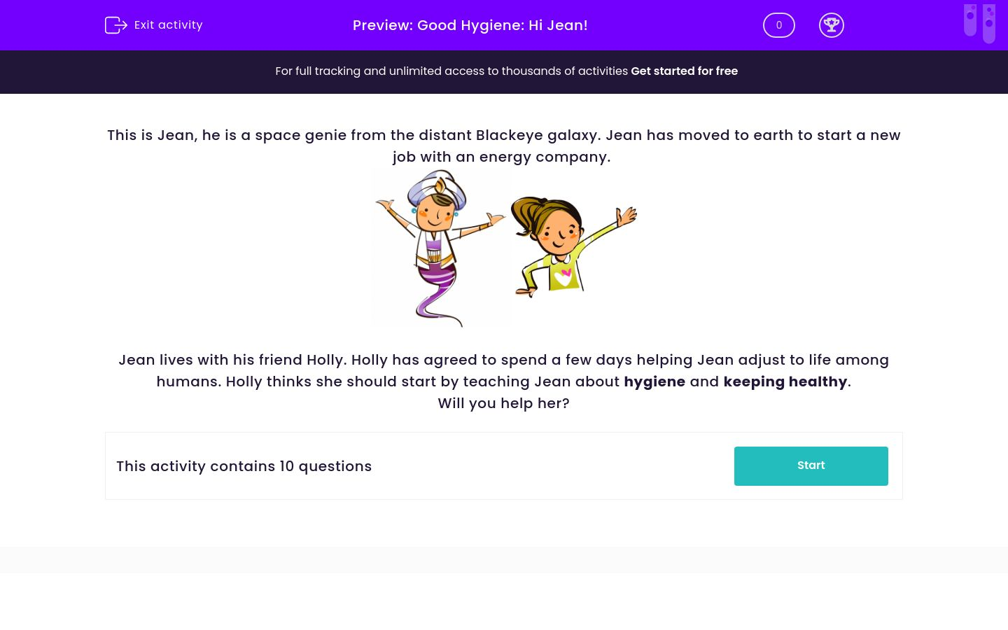 Understand the Importance of Good Hygiene Worksheet - EdPlace