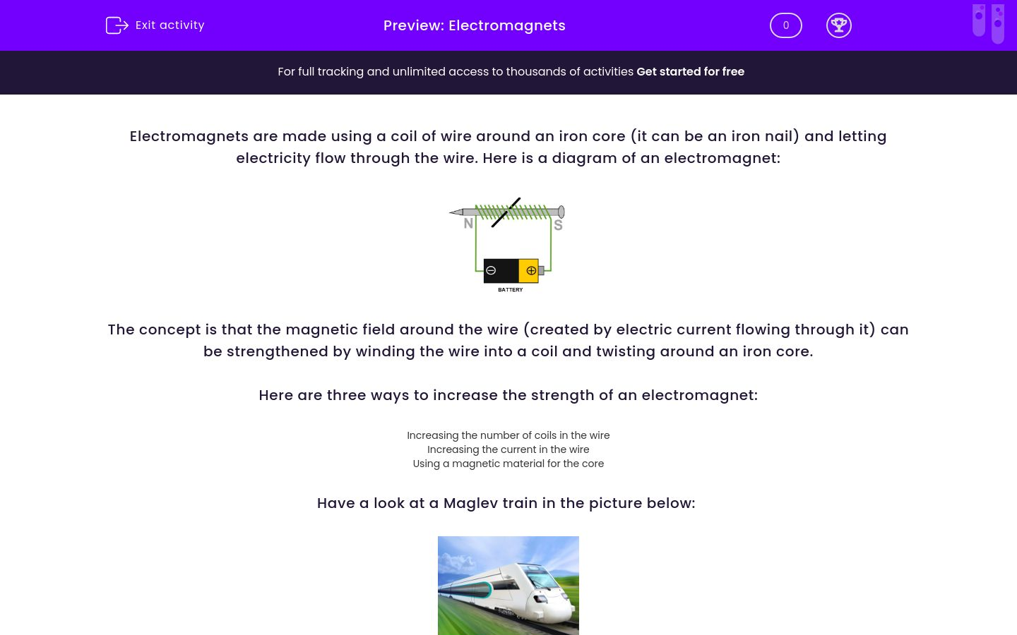 Explain How Electromagnets Work Worksheet - EdPlace