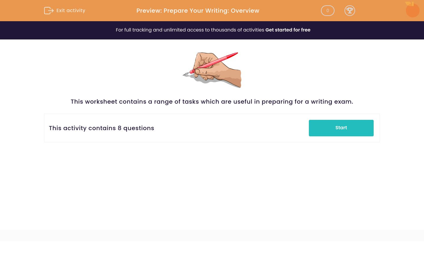 Make a Plan for Writing a Text Worksheet - EdPlace