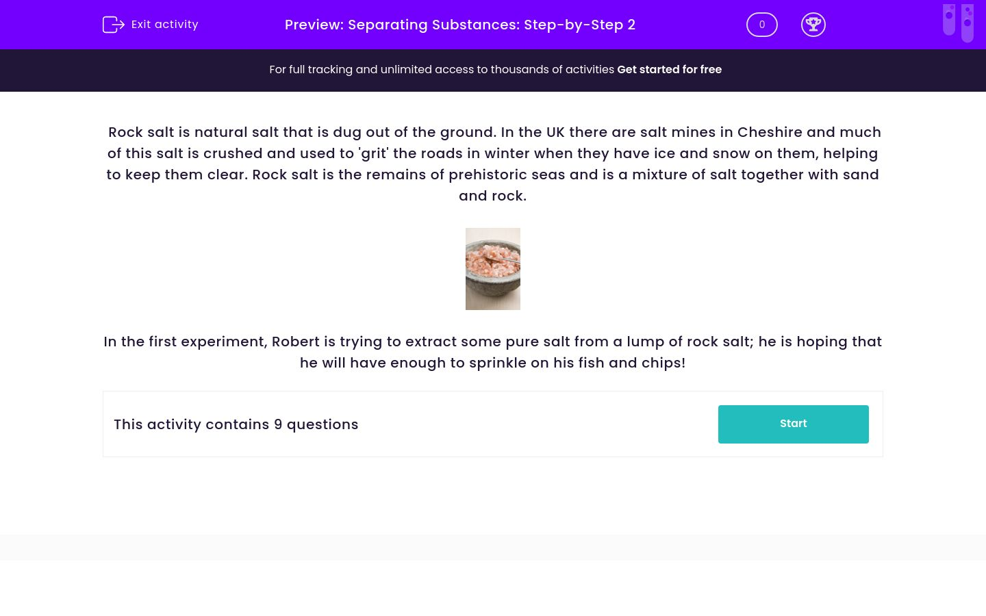 Investigate Separating Substances Step-by-Step Worksheet - EdPlace