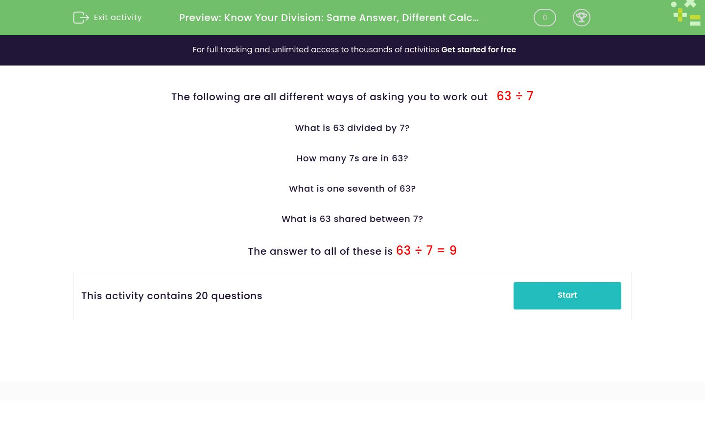 Practise Your Division Skills Worksheet - EdPlace