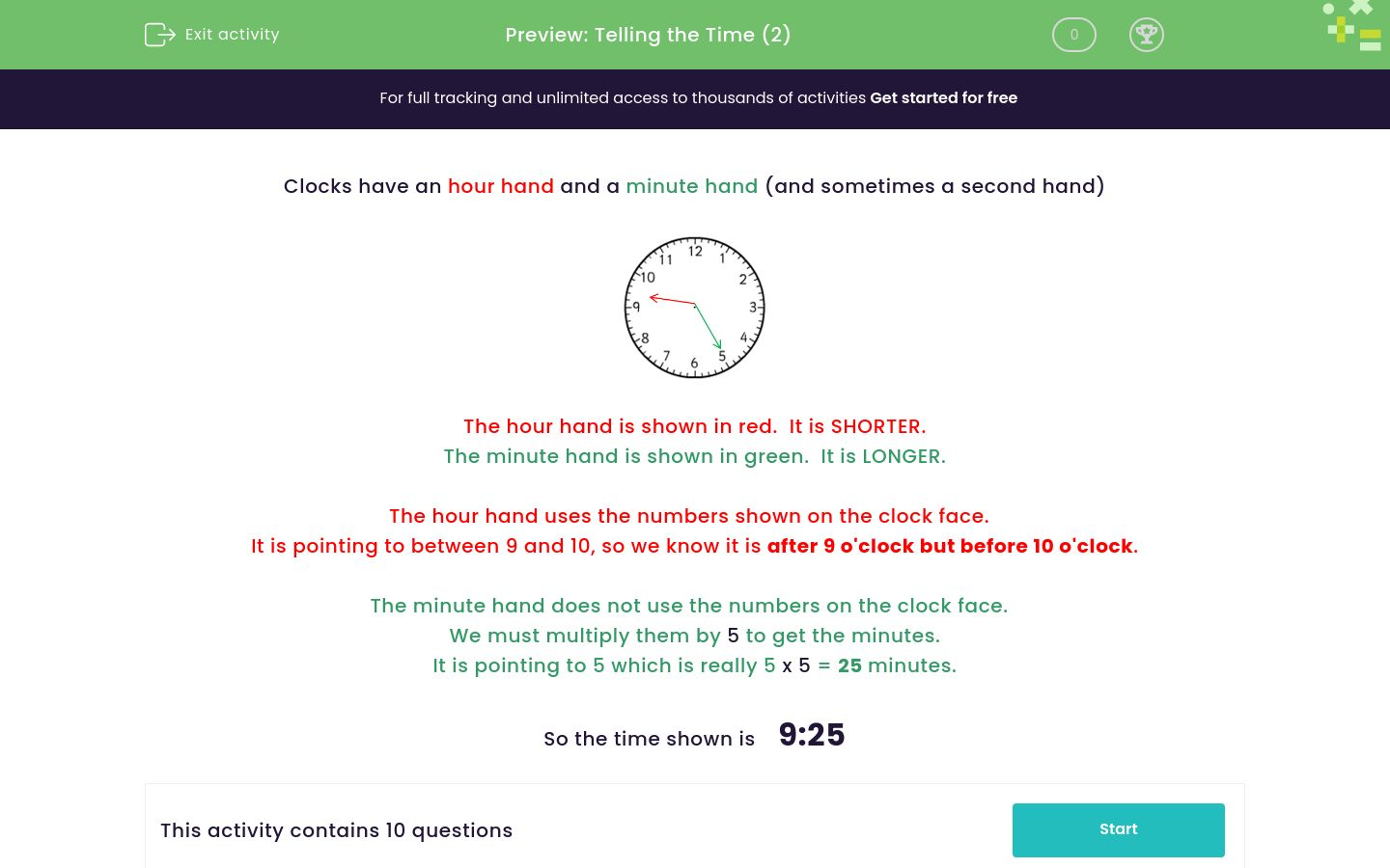 Select the Clock that Shows the Correct Time Worksheet - EdPlace
