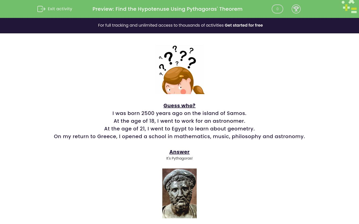 Find the Hypotenuse Using Pythagoras' Theorem Worksheet - EdPlace