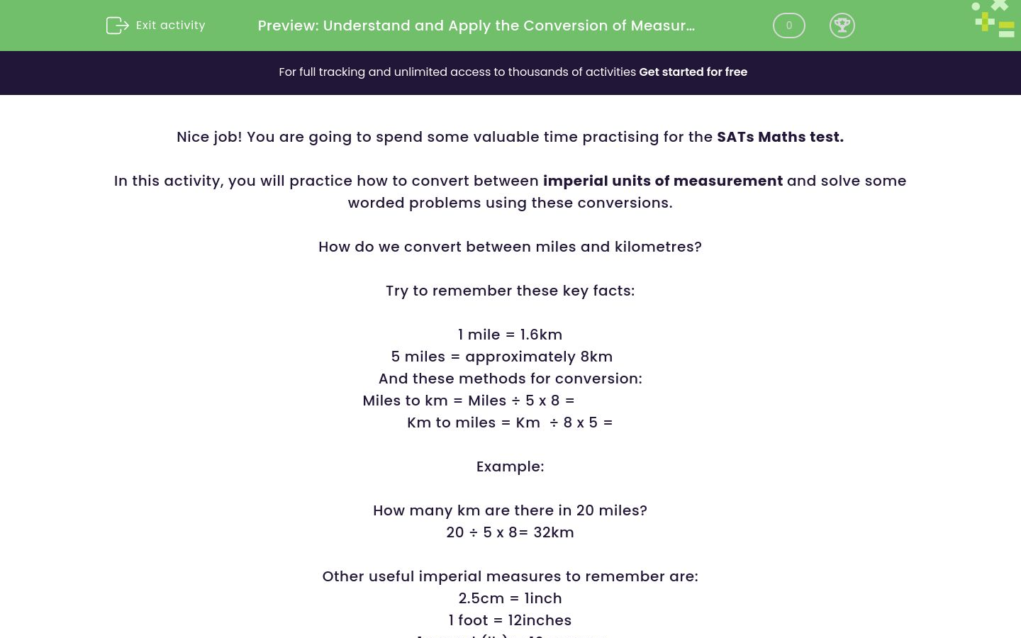 Understand and Apply the Conversion of Measurement Units 2 Worksheet - EdPlace
