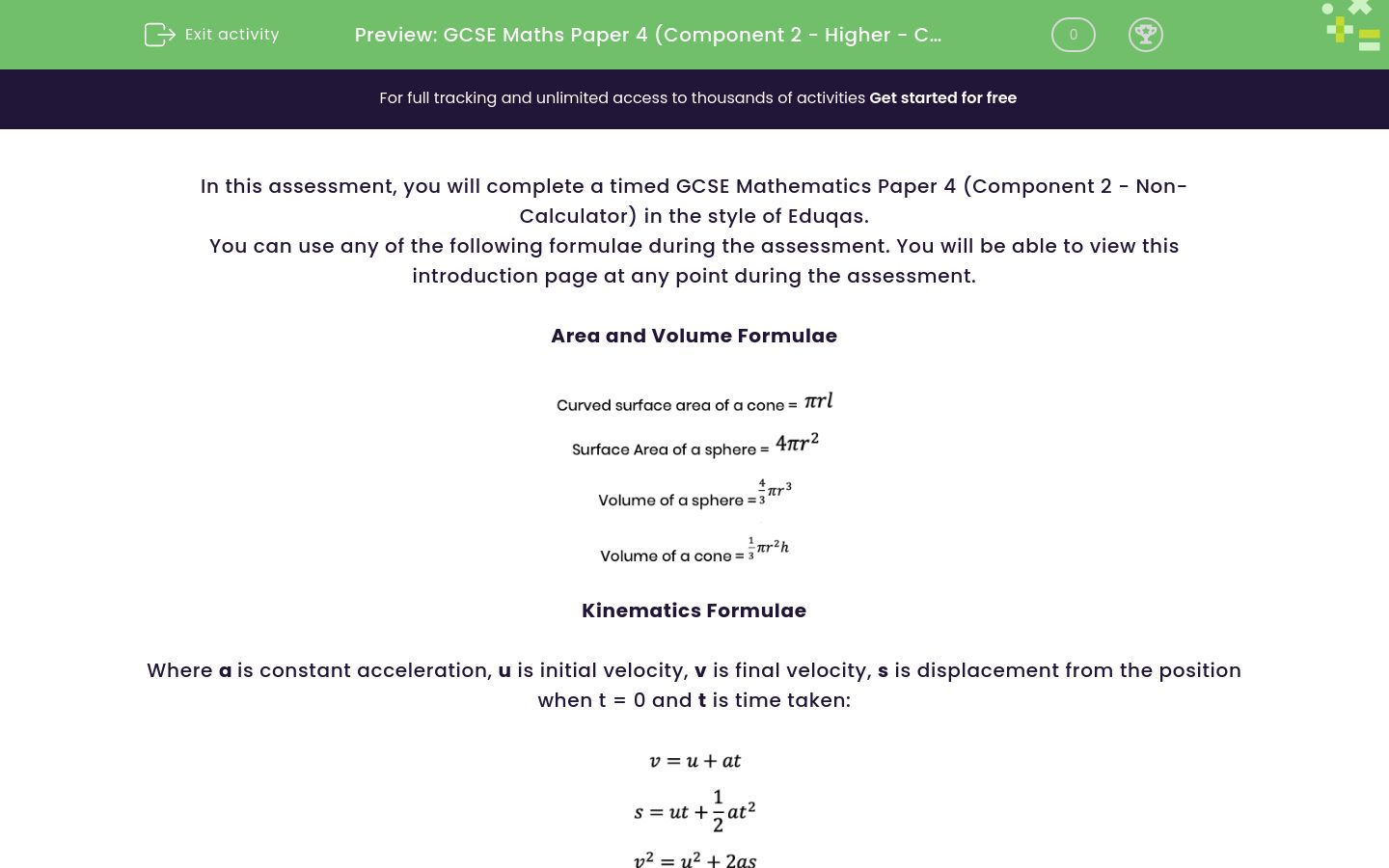 GCSE Maths Paper 4 (Component 2 - Higher - Calculator) Practice Paper ...