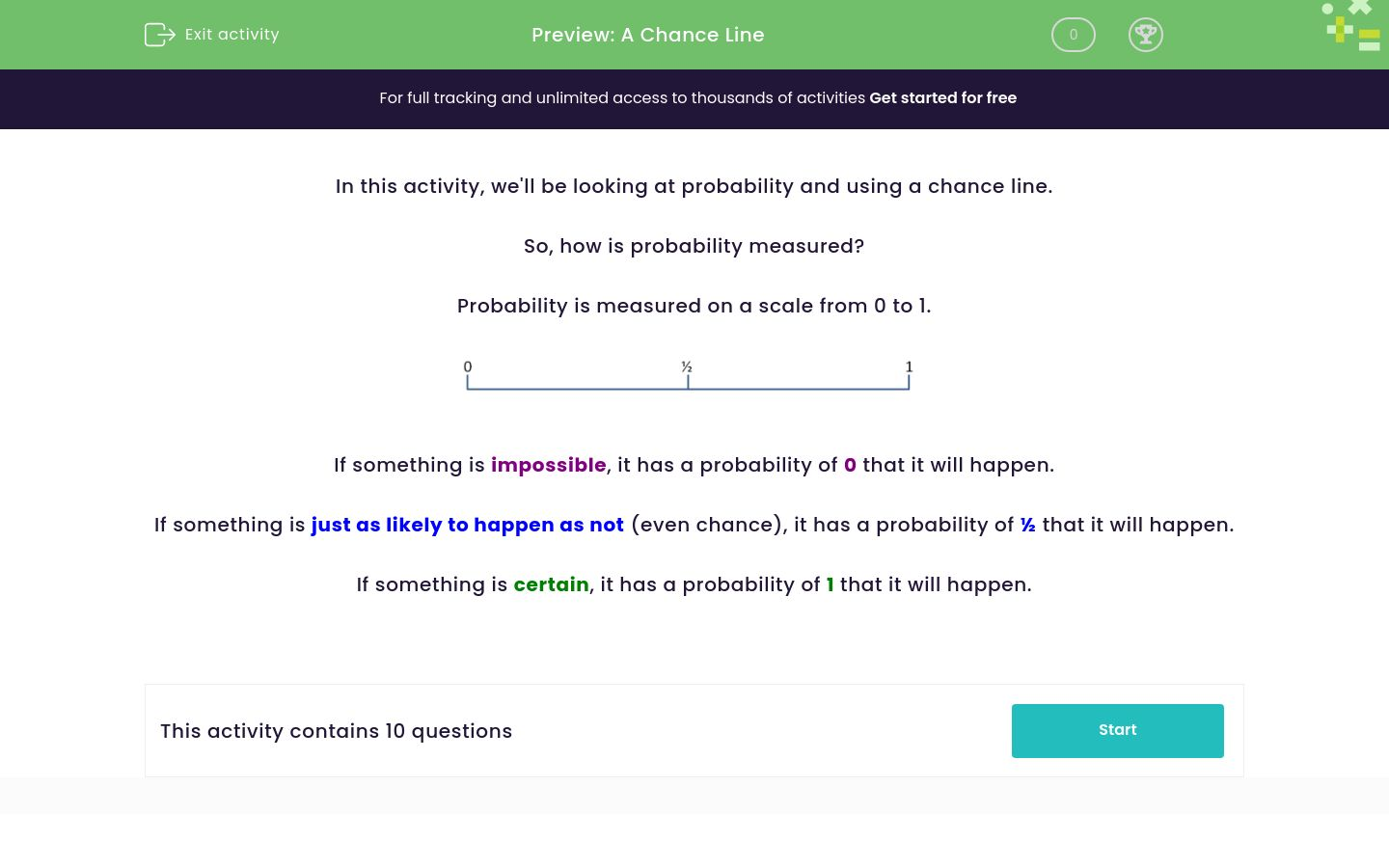 Use a Probability Scale to Show Probability Worksheet - EdPlace