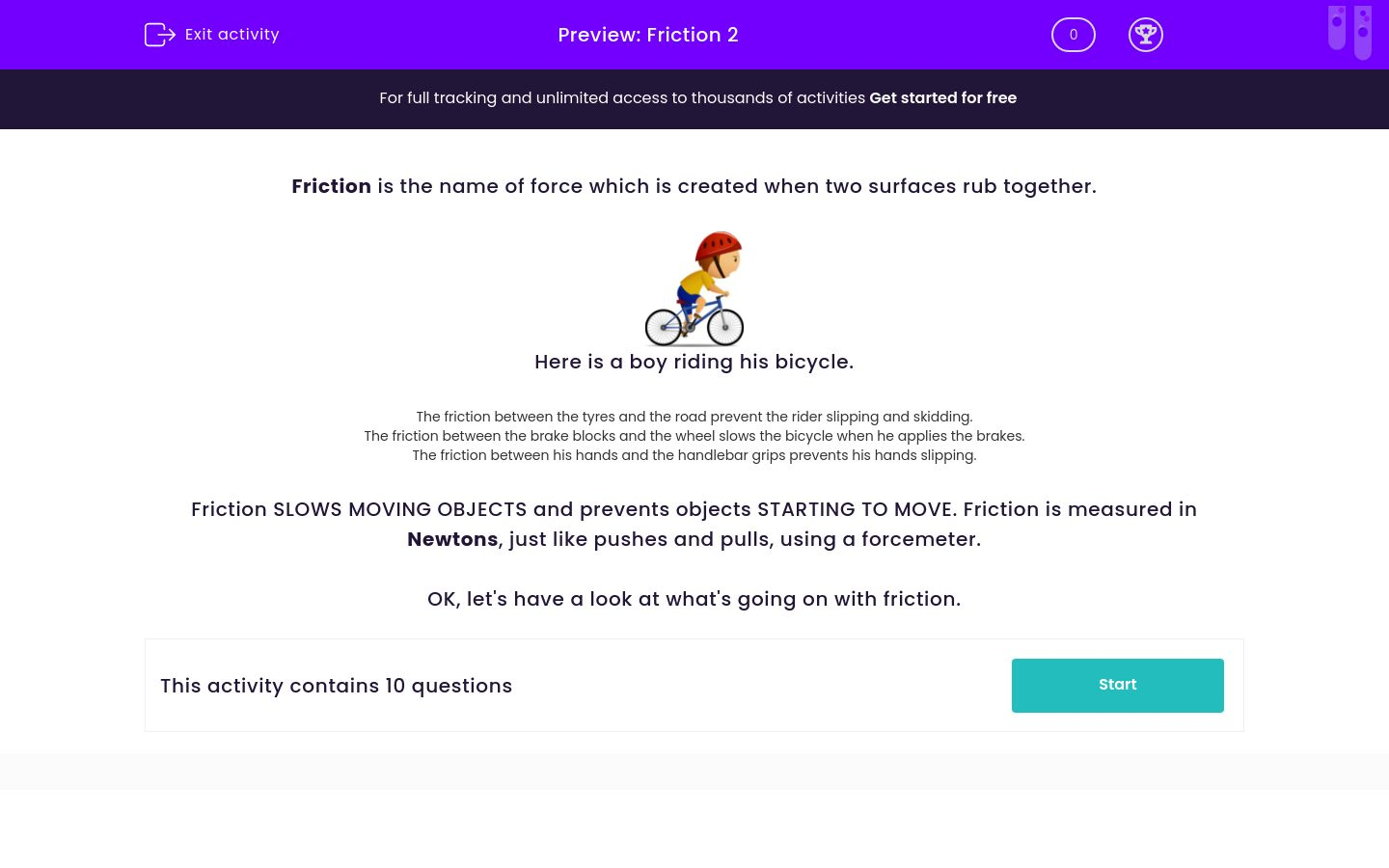 Understand the Effects of Friction Worksheet - EdPlace