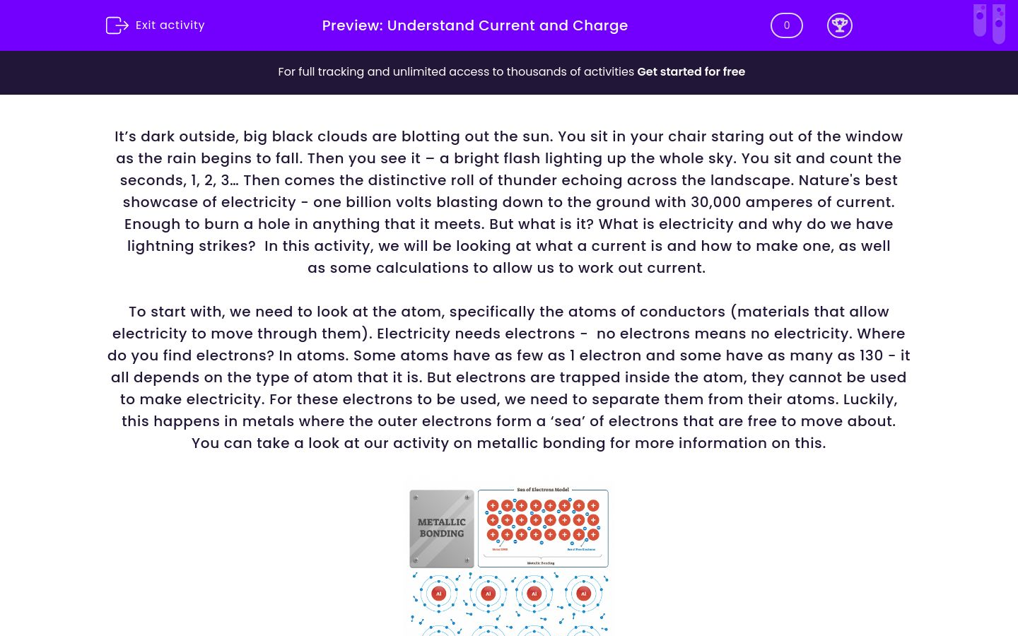 Understand Current and Charge Worksheet - EdPlace