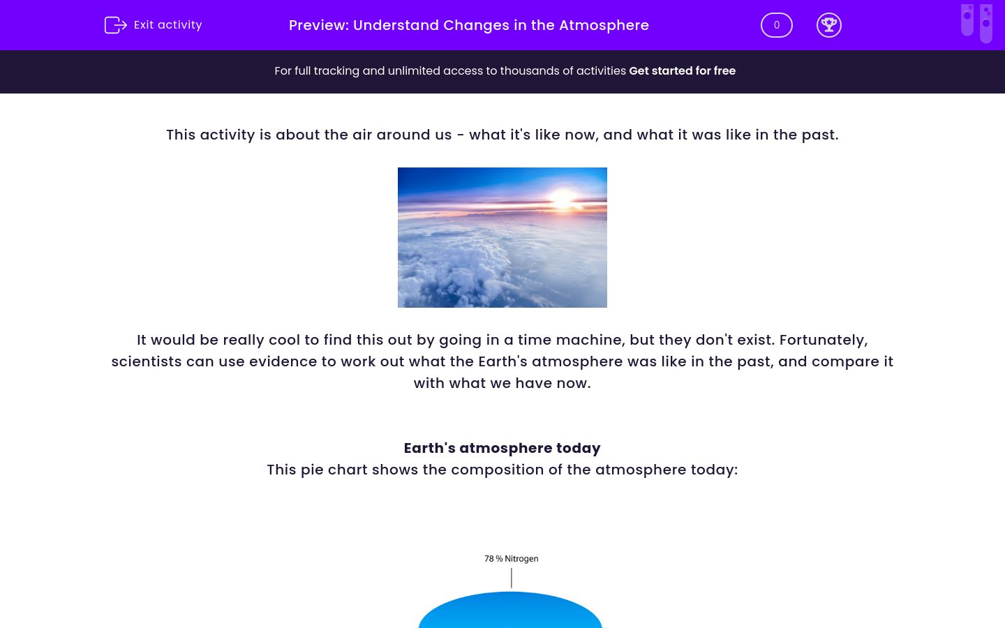 Understand Changes in the Atmosphere Worksheet - EdPlace