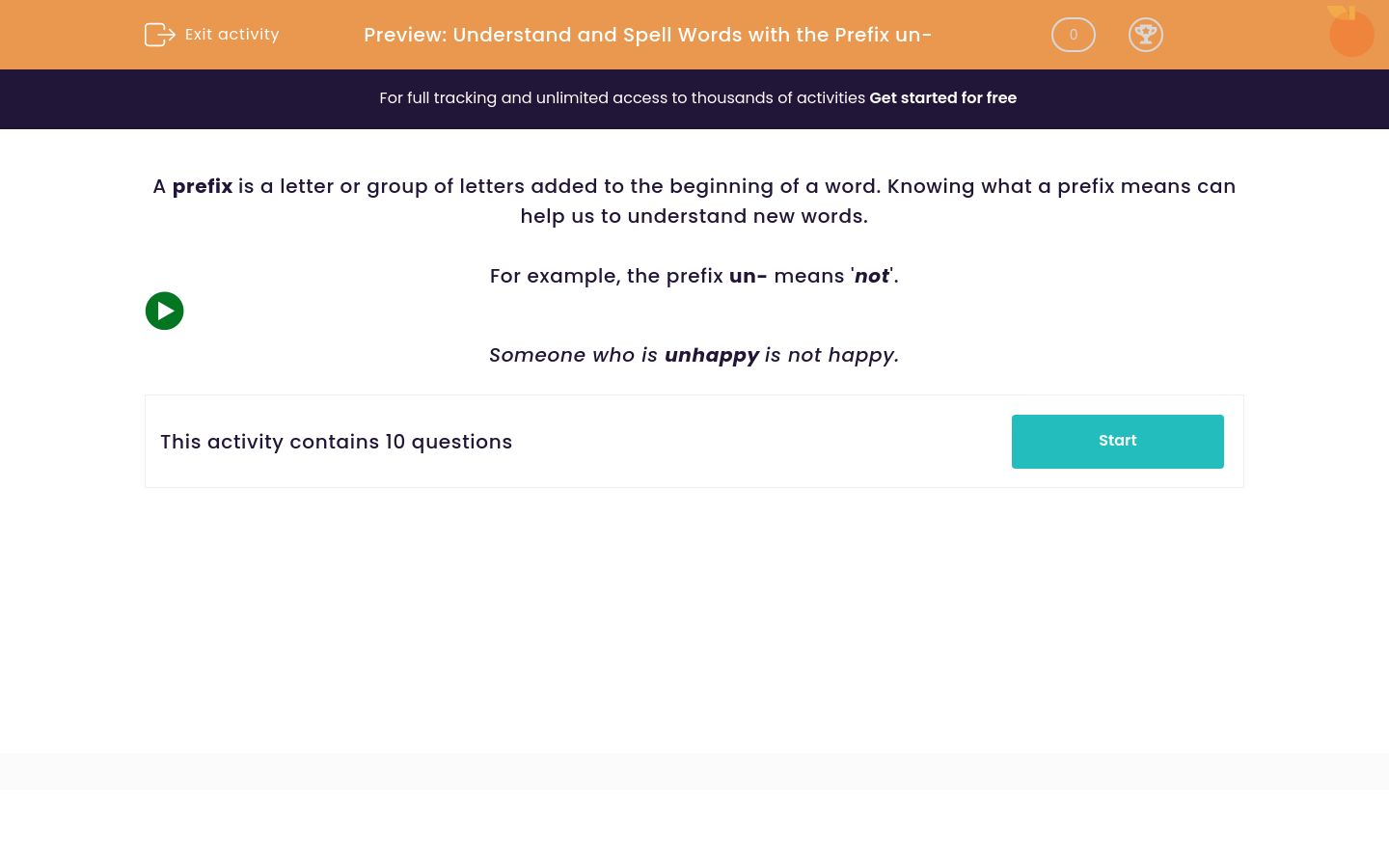 Understand and Spell Words with the Prefix un- Worksheet - EdPlace