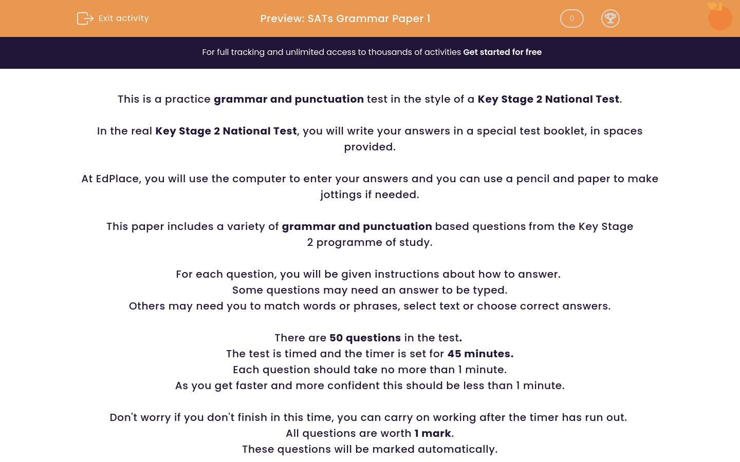 SATs Grammar Paper 1 Worksheet EdPlace sats-grammar-paper-1-worksheet-edplace