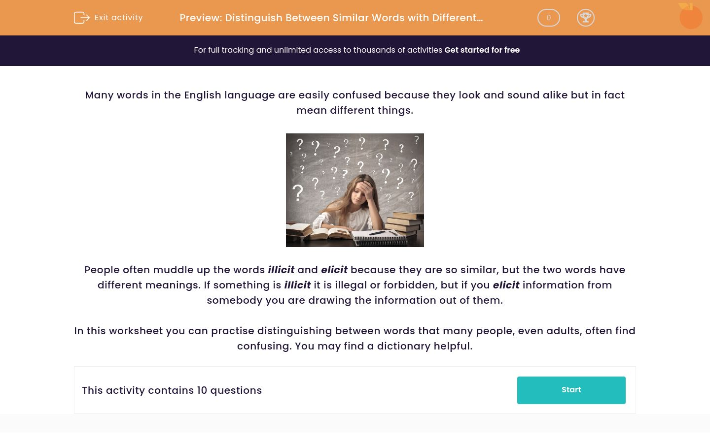 Recognise Similar Words with Different Meanings Worksheet - EdPlace