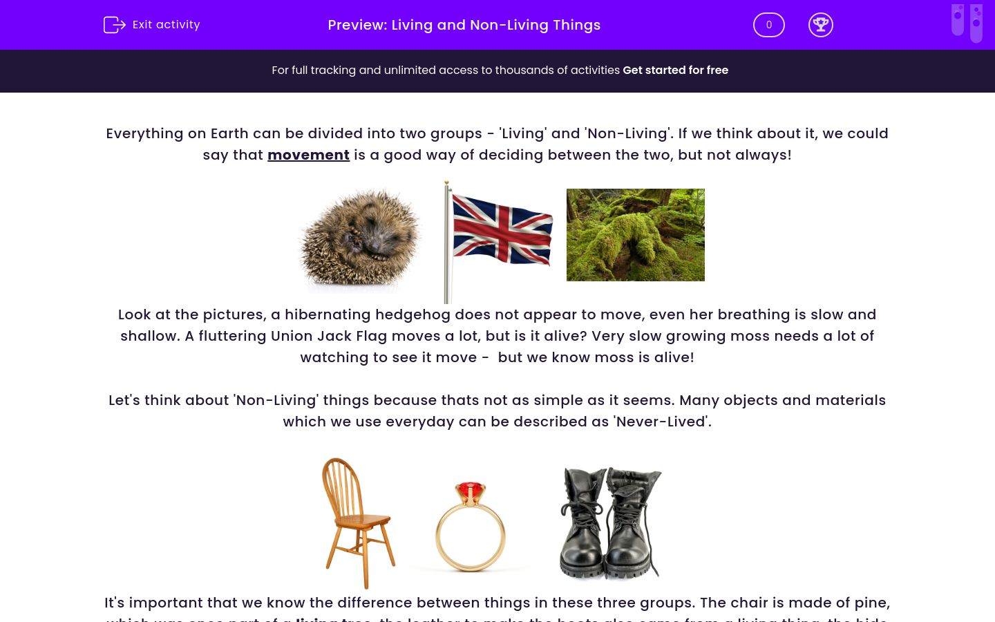 Distinguish Between Alive, No Longer Alive and Never Alive Worksheet ...