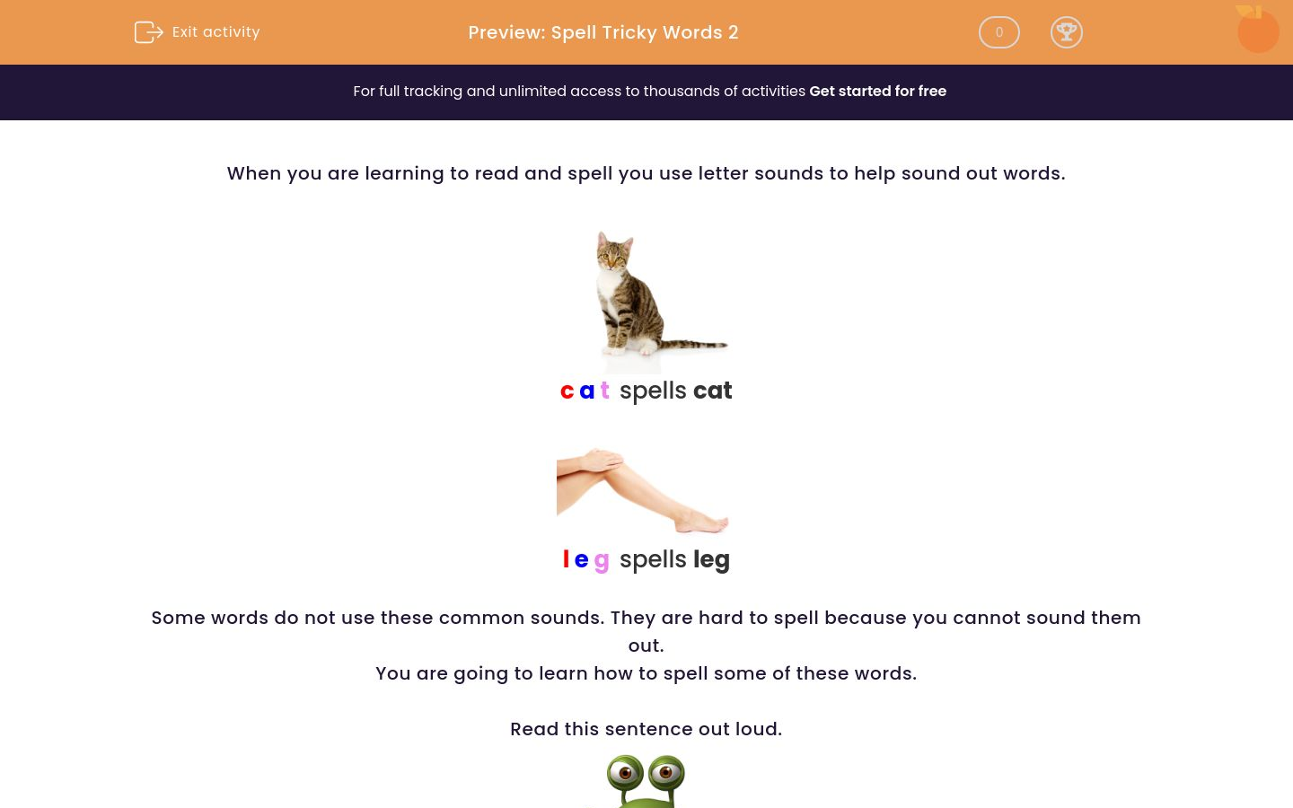 Practise Spelling Tricky Words Worksheet - EdPlace
