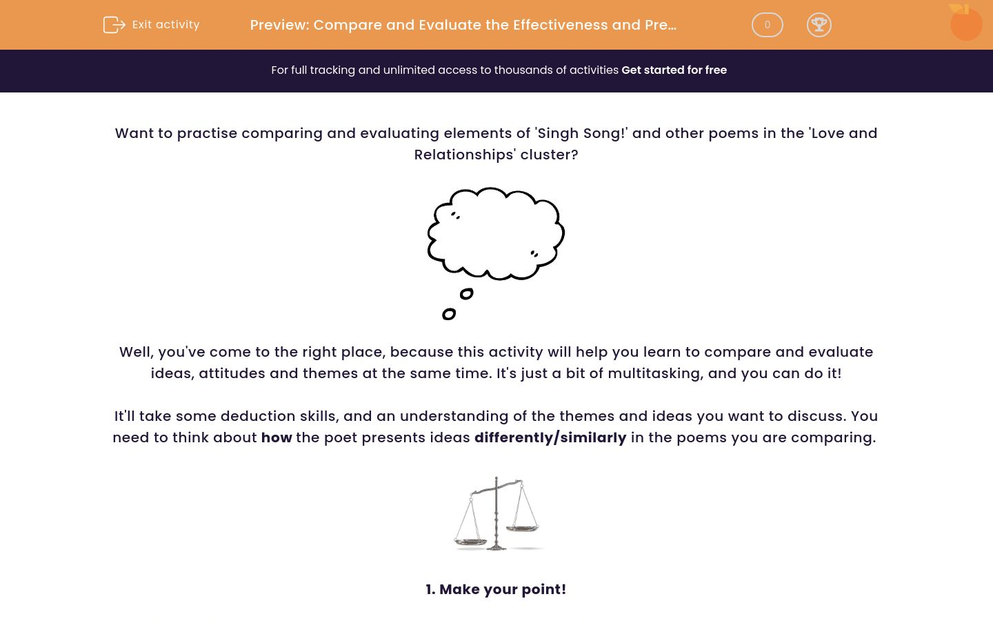 Compare and Evaluate the Effectiveness and Presentation of Ideas in ...
