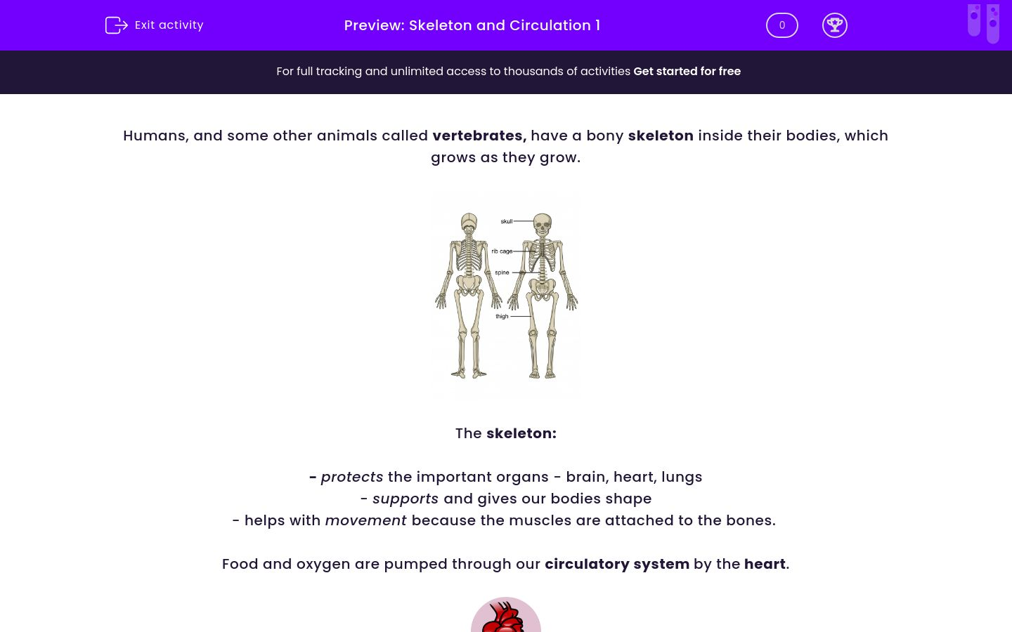 Look at our Blood Circulation Worksheet - EdPlace