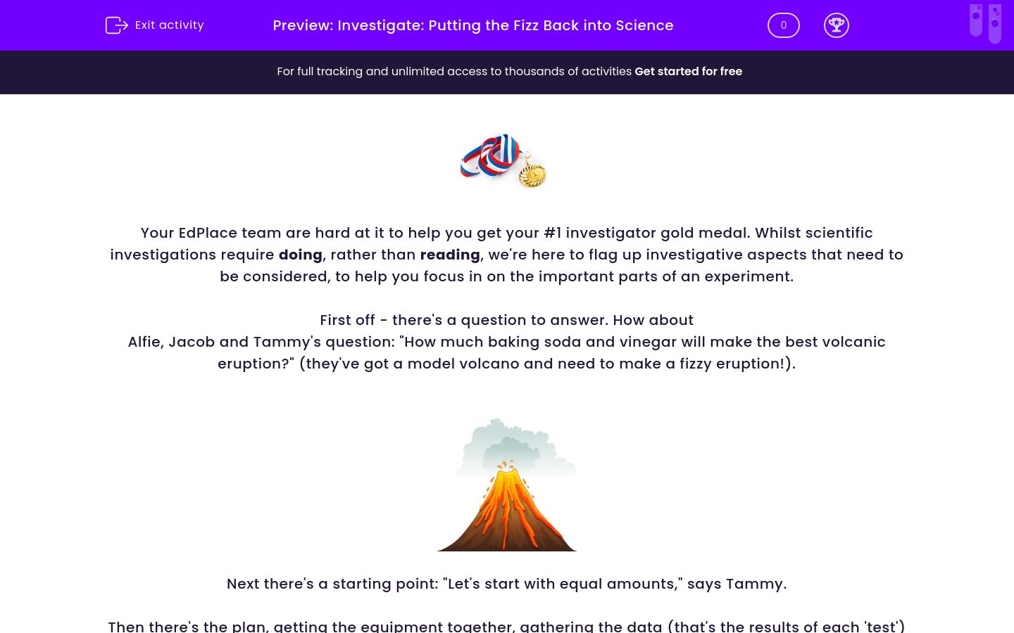 Investigate: Putting the Fizz Back into Science Worksheet - EdPlace