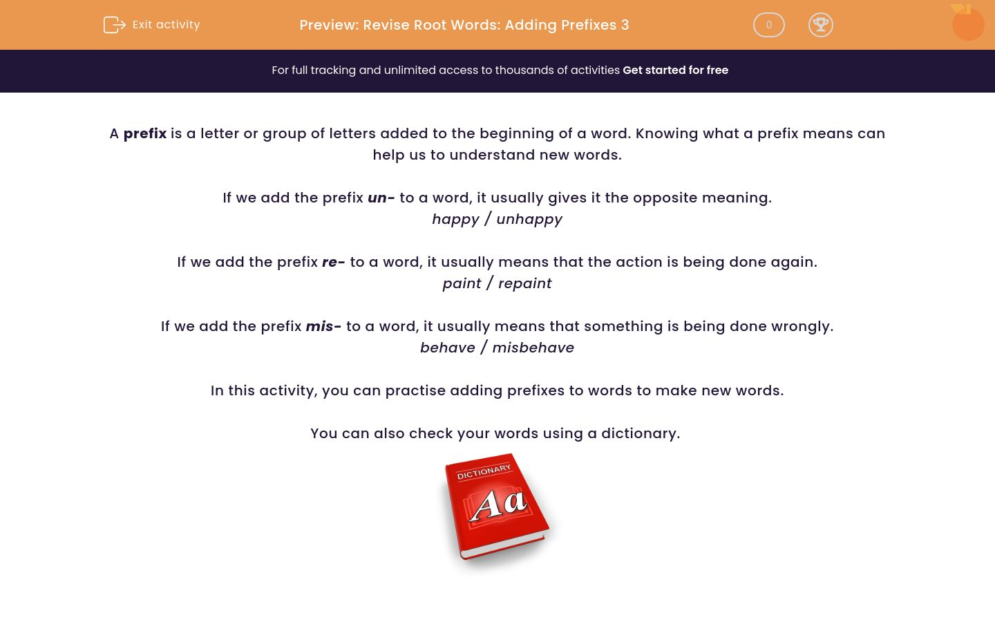 Practise Adding Prefixes to Root Words Worksheet - EdPlace
