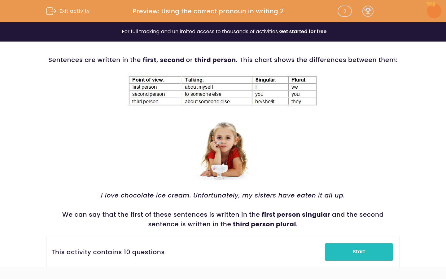 Use the Correct Pronoun Worksheet - EdPlace