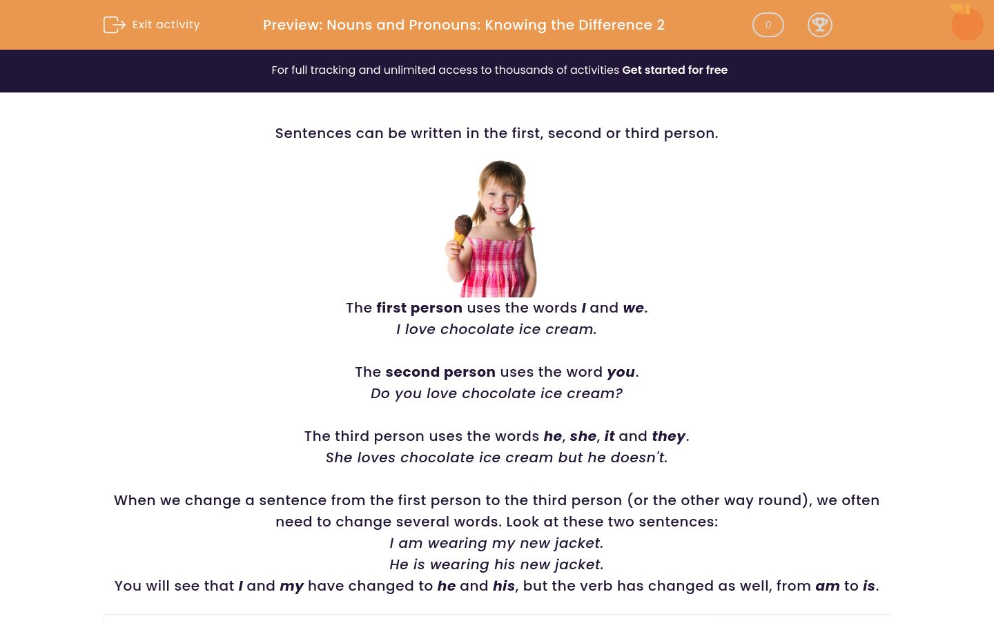 Understand How to Change Between the First, Second and Third Person ...