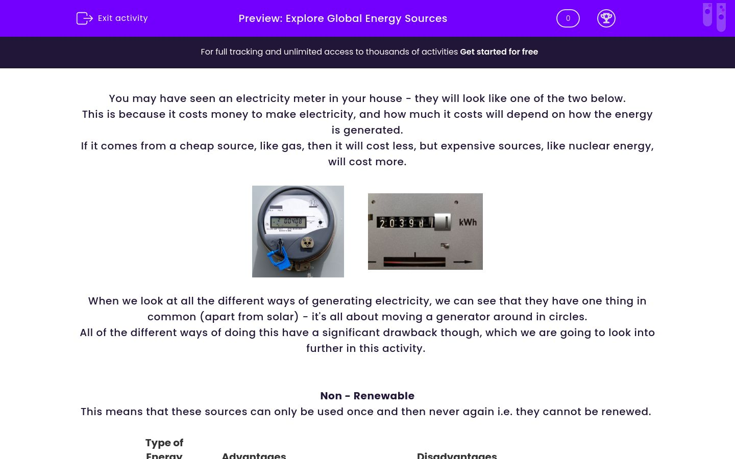Explore Global Energy Sources Worksheet - EdPlace