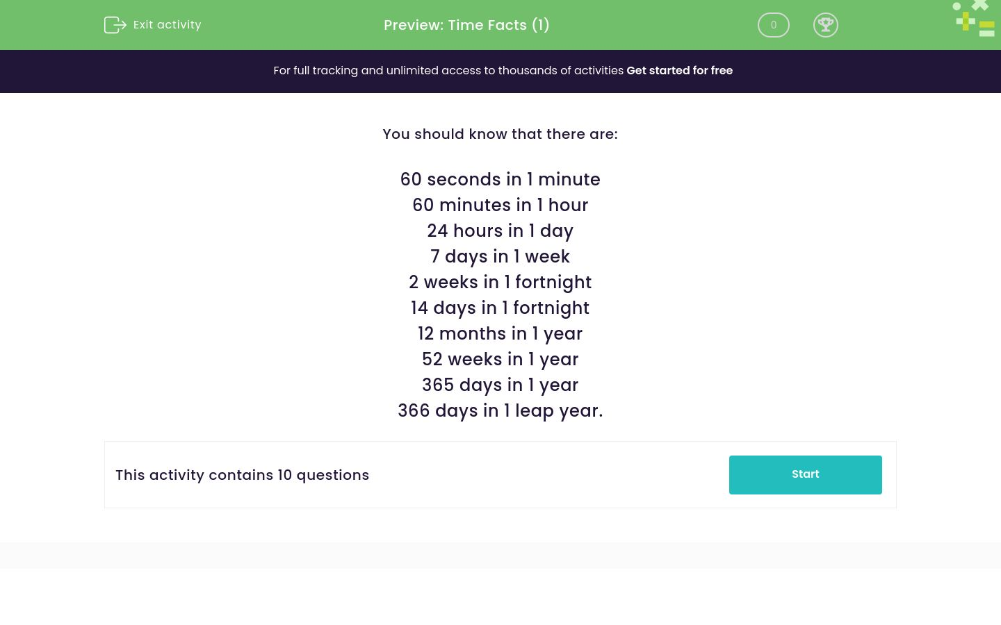 Answer Questions About Time Periods Worksheet - EdPlace